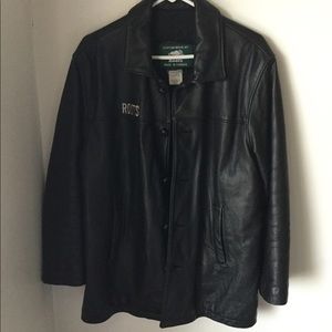 Roots | Jackets & Coats | Roots Canada Mens Leather Jacket Made Canada ...